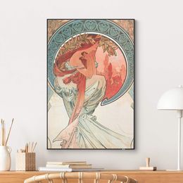 Wechselbild Alfons Mucha - Vier K&uuml;nste - Die Poesie