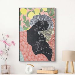 Wechselbild Mutter und Tochter Illustration