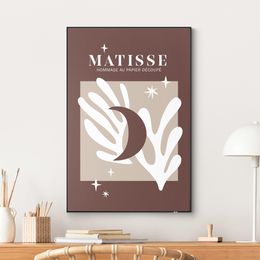 Wechselbild Matisse Interpretation - Mond und Sterne Rot