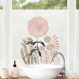 Bilderwelten Fensterfolie Claudia Voglhuber - Blumen Rosa