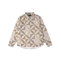 Stüssy Stüssy Funktionshemd Herren Größe XL beige / dunkelbeige / grau