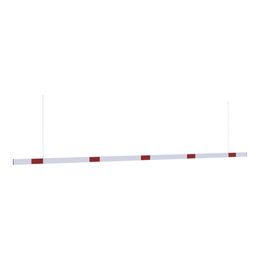 Schake Barriere aus Aluminiumprofil 100x20mm, Gesamtl&auml;nge 5000mm, beidseitig reflektierend (4217_50B)