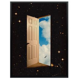 Bilderwelten Leinwandbild Retro Collage - Das Portal