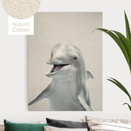 Bilderwelten Leinwandbild Delfin Diddi