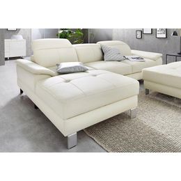 exxpo - SOFA FASHION Ecksofa »Mantua 2, inkl. Kopf- bzw. Rückenverstellung, bequem, L-Form« wahlweise mit Bettfunktion und Bettkasten, tolle...
