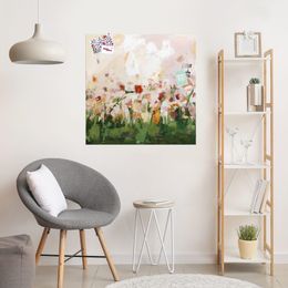 Bilderwelten Glasbild originell modern bunt Glas Wandbild - Spontaner Sommer - Deko Wohnzimmer Schlafzimmer