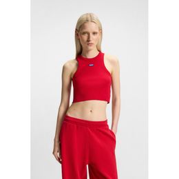 HUGO BLUE Tanktop »Baby Tank« Cropped-Form Dark Red 601 XXXL(46) XXXL(46) Tank-Top von HUGO Blue Womenswear