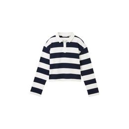 Tom Tailor Denim Shirt Damen Größe M navy / weiß