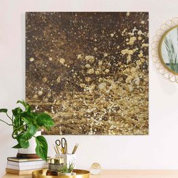 Bilderwelten Leinwandbild Goldene Unruhe