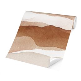 Fototapete Aquarell Landschaft Sandberge