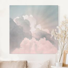 Bilderwelten Leinwandbild Himmlische Sonnenstrahlen