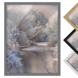 Bilderwelten Bild mit Rahmen - Hochformat Winter Song