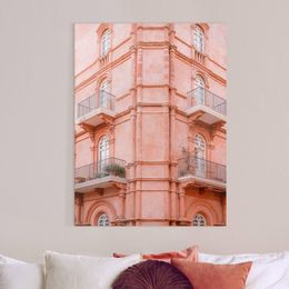 Bilderwelten Leinwandbild Pastell pinkes Umbrien