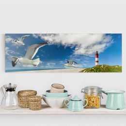Bilderwelten Leinwandbild - Panorama Dune Breeze