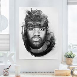 Bilderwelten Leinwandbild Artists 4 Viva con Agua - Ghostface Killah - Wu Tang Clan - Strassenkoeter - Viva con Agua