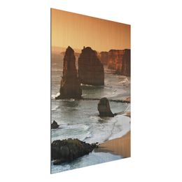 Bilderwelten Alu-Dibond Outdoor Bild Die zw&ouml;lf Apostel von Australien