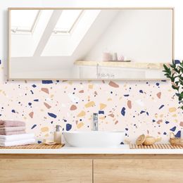Bilderwelten Wandverkleidung Bad Detailliertes Terrazzo Muster Padova