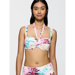 Triumph Bustier-Bikini-Top ' Summer Fleur ' Damen Gr&ouml;&szlig;e 75 pink