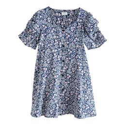 next Kleid M&auml;dchen Gr&ouml;&szlig;e 146 navy / rosa / wei&szlig;