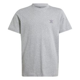 adidas originals T-Shirt 'Trefoil Essentials' Jungen Gr&ouml;&szlig;e 170 graumeliert