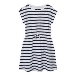 name it Kleid 'NKFMie' M&auml;dchen Gr&ouml;&szlig;e 122 navy / wei&szlig;