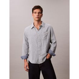 Herren Langarmhemd "CASUAL CLASSIC"boardwalk summer, Gr. S, Calvin Klein Jeans, unifarben, Web, Obermaterial: 100% Baumwolle, Hemden, Mit