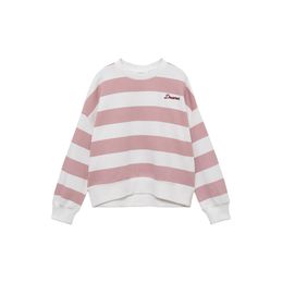 Mango Kids Sweatshirt 'DREAMER' M&auml;dchen Gr&ouml;&szlig;e 128 altrosa / bordeaux / wei&szlig;