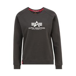 Alpha Industries Sweatshirt Herren Größe M tanne / rot / weiß