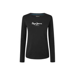 Pepe Jeans Shirt 'New Verginia' Damen Größe L schwarz / weiß