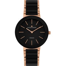 Jacques Lemans Uhr Damen Gr&ouml;&szlig;e One Size rosegold / schwarz