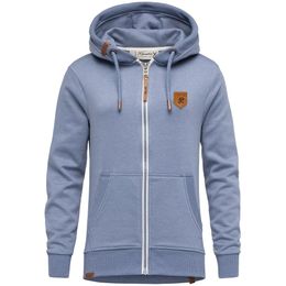 REPUBLIX Kapuzenpullover RORY in Blau Melange | Gr.: XL