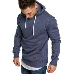 REPUBLIX Kapuzenpullover GRIFFIN in Blau Melange | Gr.: L