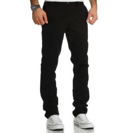 REPUBLIX Slim Chino ANDREW in Schwarz | Gr.: W33/L30