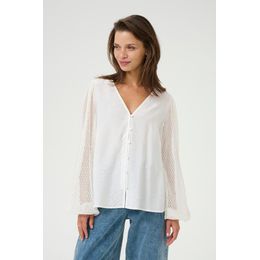 Kaffe Bluse Damen Gr&ouml;&szlig;e M/L naturwei&szlig;