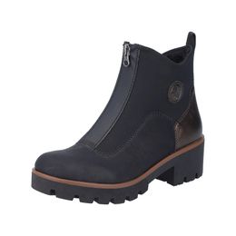 Rieker Stiefelette '79281' Damen Gr&ouml;&szlig;e 41 bronze / schwarz Winterschuhe