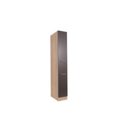 respekta Auszugschrank mit 2 Frontausz&uuml;gen 30 cm - versch. Ausf&uuml;hrungen - grau