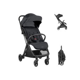 Kikkaboo Kinderwagen Buggy Lauren verstellbar faltbar Aluminiumrahmen bis 22 kg schwarz