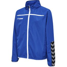 Hummel Sportjacke 'Authentic' Jungen Gr&ouml;&szlig;e 164 blau / grau / schwarz / wei&szlig;