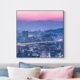 Wechselbild Skyline von Seoul