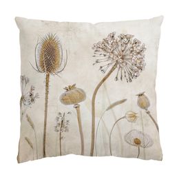 Bilderwelten Dekokissen Kissenbezug beige Vintage - Growing Old - Pflanzen Sofakissen Bezug & F&uuml;llung in 40x40 50x50 60x60