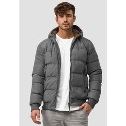 INDICODE JEANS Jacke 'Adeline' Herren Gr&ouml;&szlig;e XXL cognac / dunkelgrau