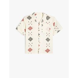 KOTON Button Up Shirt boy Beige size 134/140