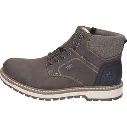 Rieker Schn&uuml;rboots Herren Gr&ouml;&szlig;e 40 navy / mokka / dunkelbraun / braunmeliert