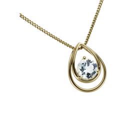 Firetti Damen Kettenanhänger "Schmuck Geschenk Gold 333 Halsschmuck Anhänger für Halskette", Gelbgold 333, 0,6 g, bunt, Gelbgold 333,