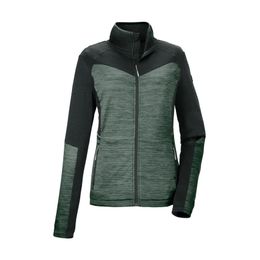 Killtec Damen Strickjacke "KOS 19 WMN FLX JCKT", grau, Gr. 42, 93% Polyester 7% Elasthan, Strickjacken