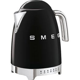 Smeg Wasserkocher "KLF04BLEU", B:22,3cm H:28cm T:17,1cm, schwarz, Wasserkocher