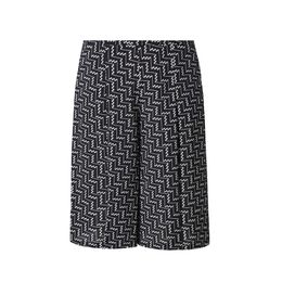 Ulla Popken Shorts Damen Größe 50/52 schwarz / weiß
