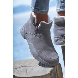 Vivance Stiefelette Damen Gr&ouml;&szlig;e 36 grau Winterschuhe