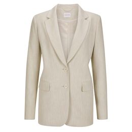 Madeleine Mode MADELEINE Blazer Damen Gr&ouml;&szlig;e 48 perlwei&szlig;