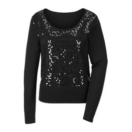 Madeleine Mode MADELEINE Pullover Damen Gr&ouml;&szlig;e L/XL schwarz